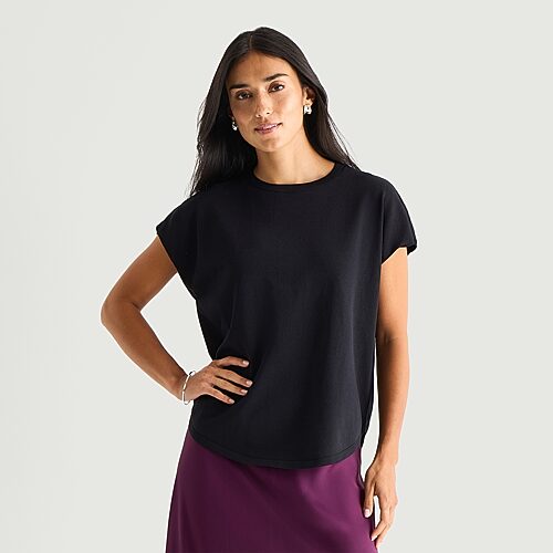 Click here for Worthington Womens Crew Neck Sleeveless Pullover S... prices