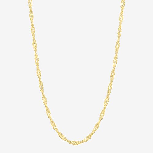 Click here for Womens 18K Gold Over Silver 24 Inch Singapore Chai... prices