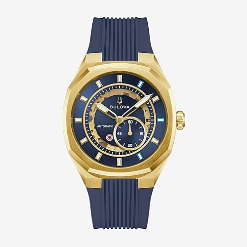 Click here for Bulova Surveyor Lp Mens Automatic Blue Strap Watch... prices