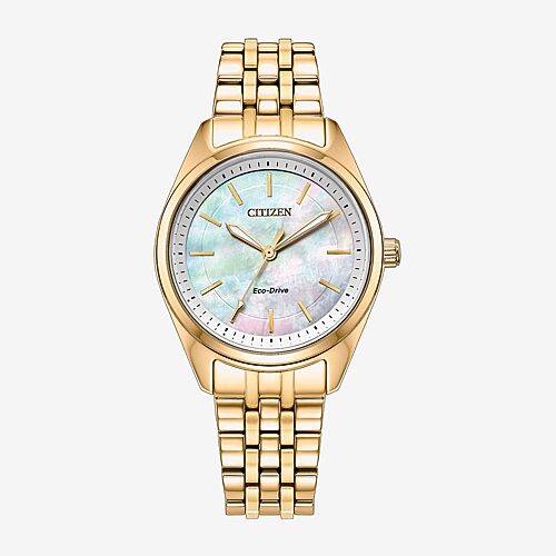 Click here for Citizen Peyten Womens Gold Tone Stainless Steel Br... prices