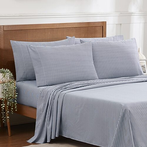 Click here for Sweet Home Collection Classic Stripes Printed Shee... prices