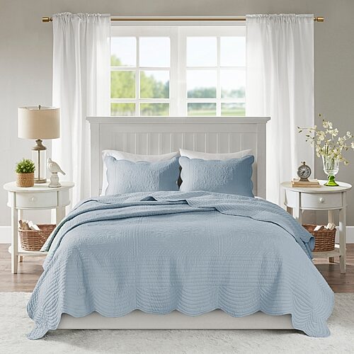 Click here for Madison Park Marino 3-Pc Reversible Scalloped Edge... prices