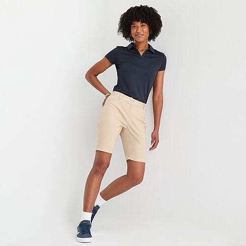 Click here for IZOD Womens Juniors Bermuda Short  12  Beige prices