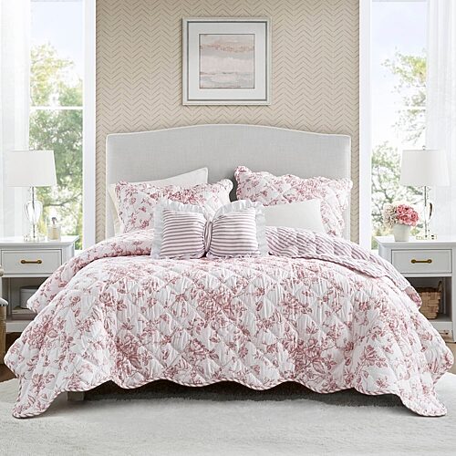 Click here for Madison Park Essentials Colette Floral Reversible... prices