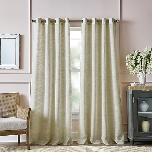 Click here for Martha Stewart Harmony Grommet Top Sheer Single Cu... prices