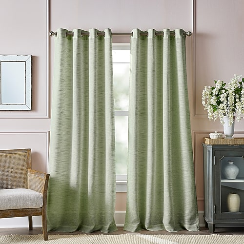 Click here for Martha Stewart Harmony Grommet Top Sheer Single Cu... prices