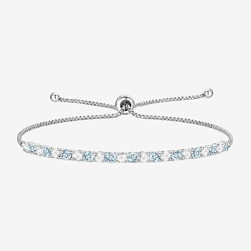 Click here for Womens Lab Created Gemstone Sterling Silver Bolo B... prices