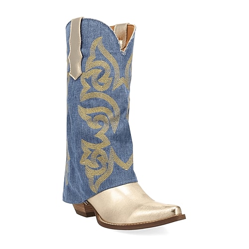 Click here for Dingo Womens Southern Sass Block Heel Cowboy Boots... prices
