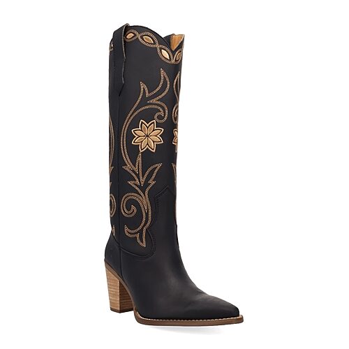 Click here for Dingo Womens Miss Daisy Block Heel Cowboy Boots  6... prices
