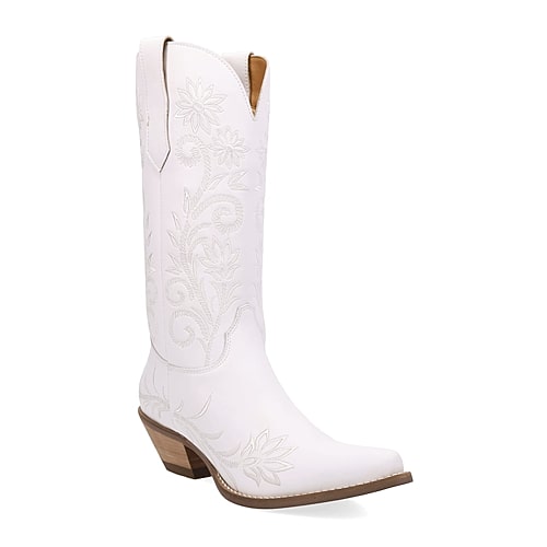 Click here for Dingo Womens Buttercup Block Heel Cowboy Boots  7... prices
