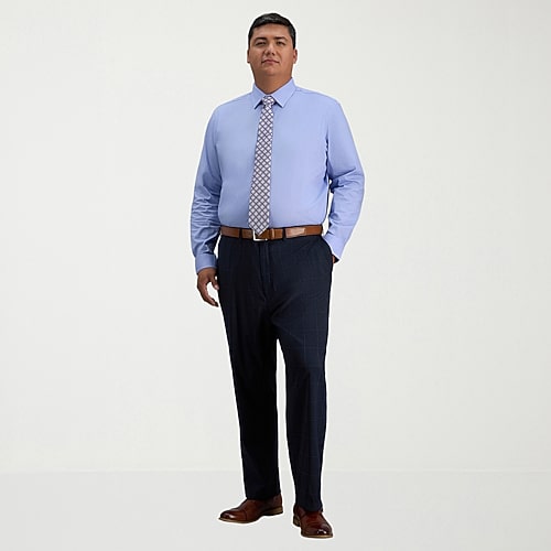 Click here for Haggar JMH Premium Stretch Mens Classic Fit Big an... prices