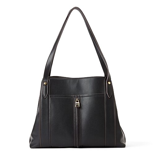 Click here for Liz Claiborne Mila4poster Satchel  One Size  Black prices
