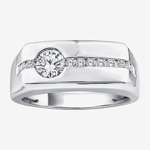 Click here for (F / Vs2) Mens 3/4 CT. T.W. Lab Grown White Diamon... prices