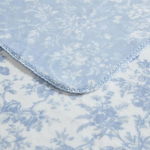 Click here for Laura Ashley Bedford Printed Plush Reversible Thro... prices