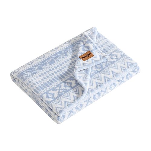 Click here for Wrangler Western Horse Stripe Printed Plush Throw... prices