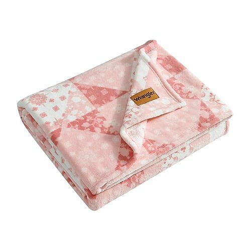 Click here for Wrangler Rodeo Patchwork Printed Plush Throw  70 X... prices