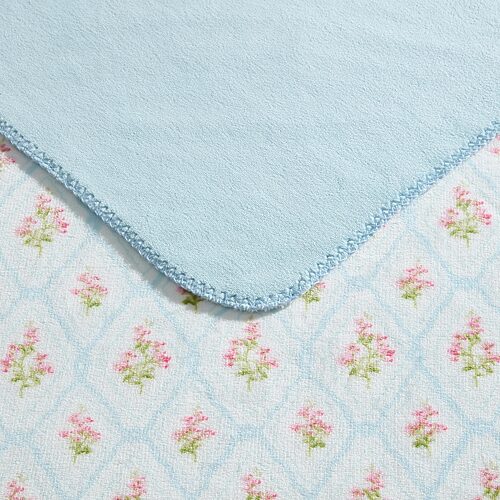 Click here for Laura Ashley Pinford Trellis Printed Plush Reversi... prices