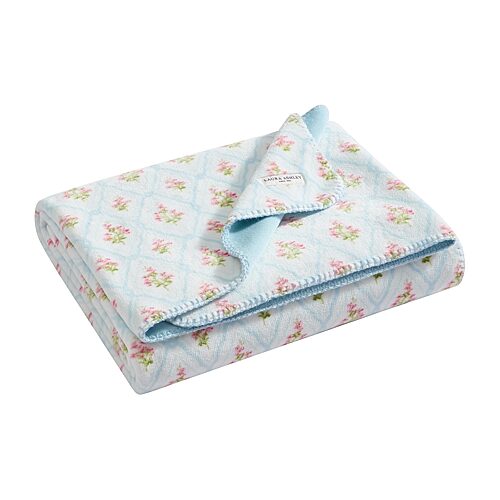 Click here for Laura Ashley Pinford Trellis Printed Plush Reversi... prices