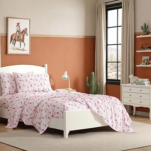 Click here for Wrangler Cowgirl Dreams Microfiber 3-Pc. Sheet Set... prices