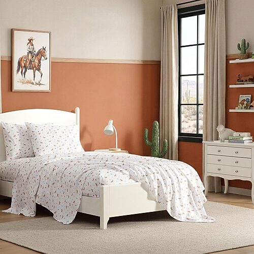 Click here for Wrangler Horse Meadow Microfiber 3-Pc. Sheet Set... prices