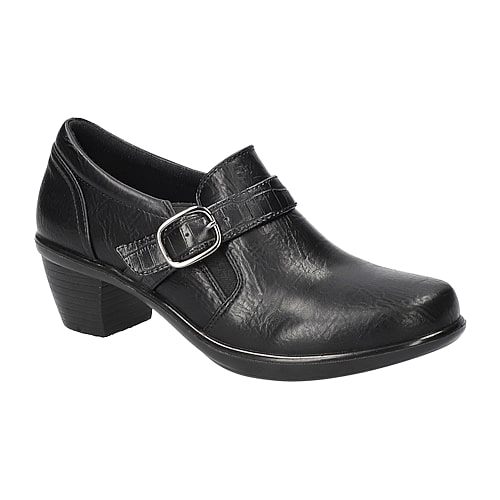 Easy Street Womens Pixel Round Toe Booties - Black-Croco