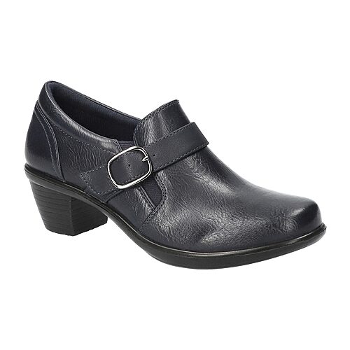 Easy Street Womens Pixel Round Toe Booties - Navy-Matte