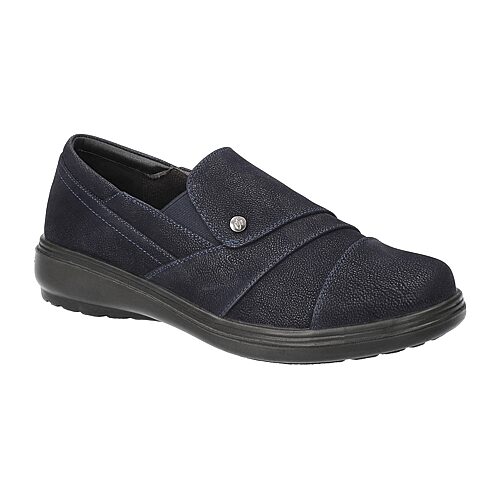 Easy Street Zilla Womens Round Closed Toe Slip-On Shoe  6 1/2 Medium  Blue