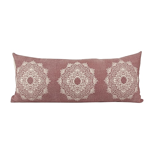 Click here for LR Home Layla Lumbar Pillow  One Size  Red prices