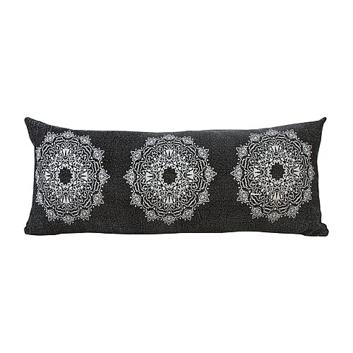 Click here for LR Home Layla Lumbar Pillow  One Size  Black prices