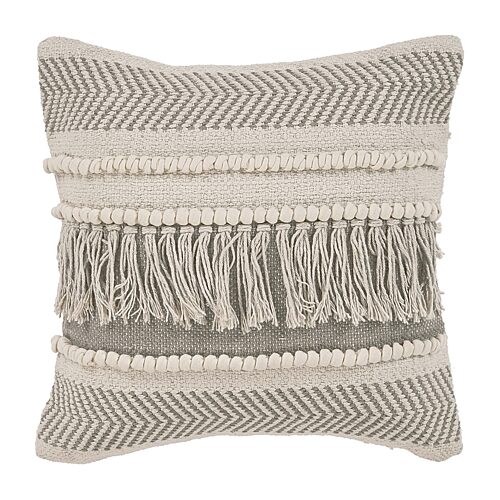 Click here for LR Home Madi Square Throw Pillow  One Size  Gray prices
