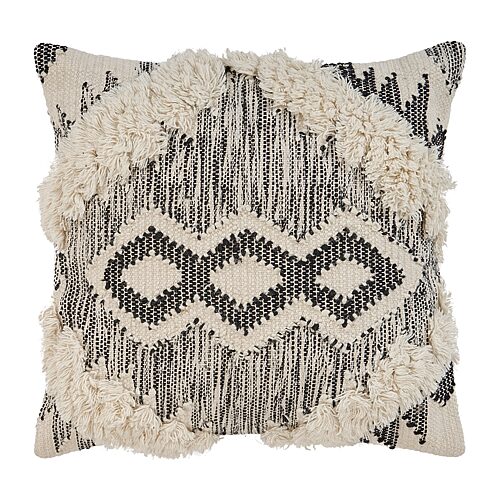 Click here for LR Home Iris Square Throw Pillow  One Size  White prices