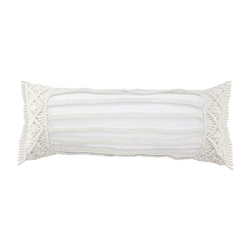 Click here for LR Home Juni Lumbar Pillow  One Size  White prices