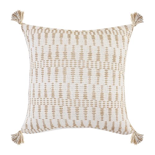 Click here for LR Home Sara Square Throw Pillow  One Size  Beige prices