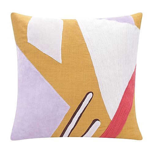 Click here for LR Home Kaia Square Throw Pillow  One Size  Yellow prices