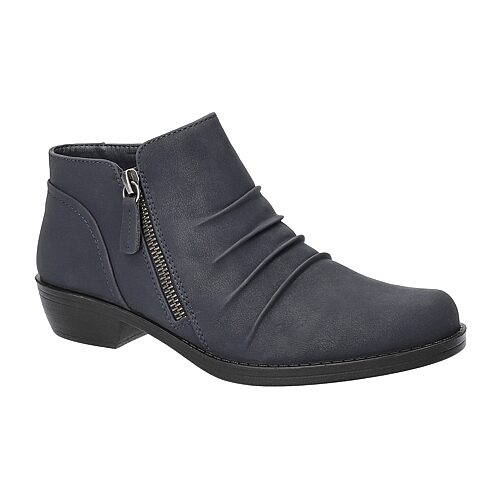 Easy Street Womens Jacoba Ankle Booties - Navy Matte