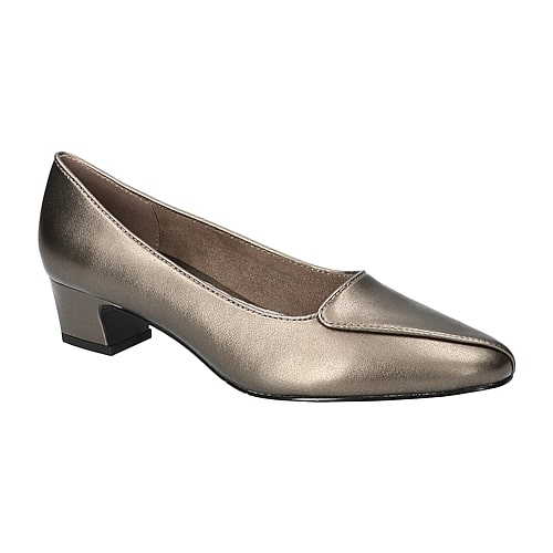 Easy Street Womens Astrid Slip-On Pumps - Pewter