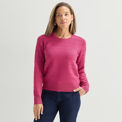 Click here for Liz Claiborne Womens Crew Neck Long Sleeve Pullove... prices