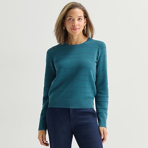 Click here for Liz Claiborne Womens Crew Neck Long Sleeve Pullove... prices