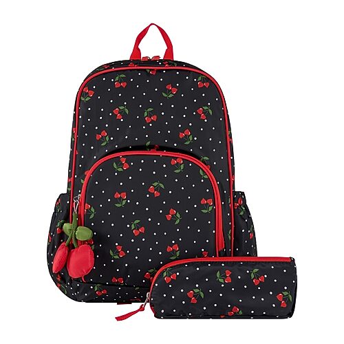 Click here for Cudlie Printed Nylon 2-pc Backpack with Charm  One... prices