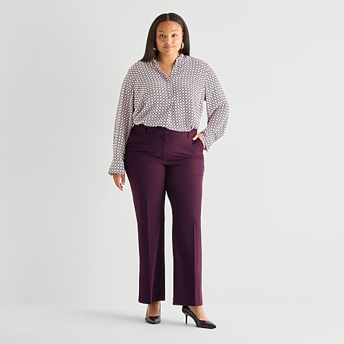 Click here for Worthington Plus Womens Modern Perfect Trouser  18... prices