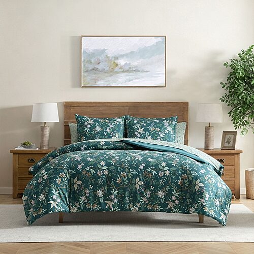 Click here for Lanwood Home Printed Reversible 7-pc. Reversible E... prices