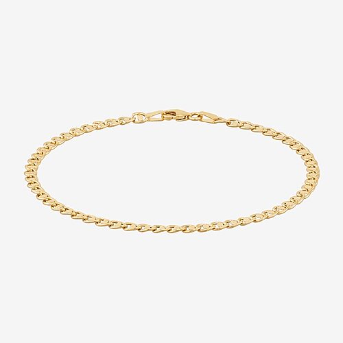 Click here for Womens 14K Gold 7.5 Inch Hollow Chain Bracelet  On... prices