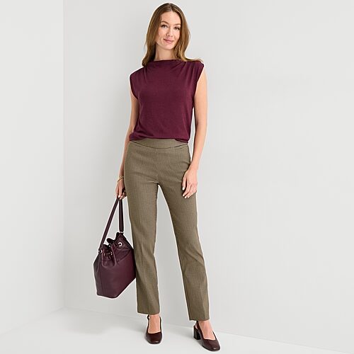 Click here for Liz Claiborne Lisa Womens Straight Pull-On Pant  6... prices