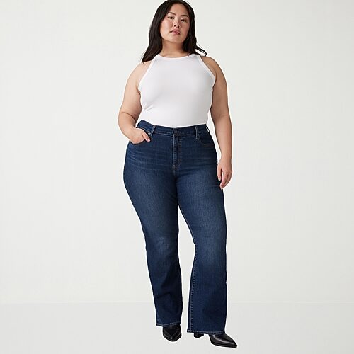 Click here for Levis Womenâs Plus 725 High Rise Bootcut Jeans... prices