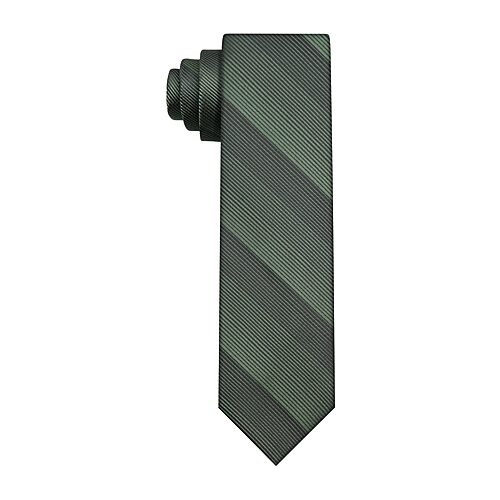 Click here for J. Ferrar Striped Tie  One Size  Green prices