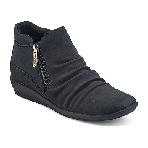 Click here for Easy Spirit Womens Aleta Side Zipper Casual Flat B... prices