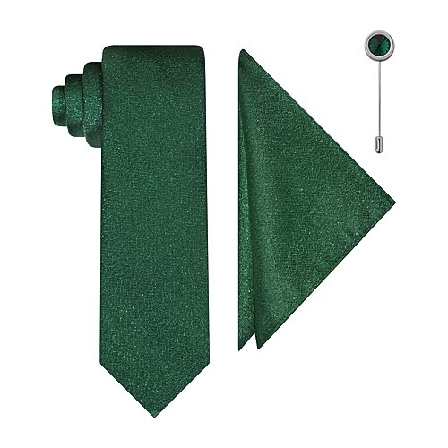 Click here for J. Ferrar Shimmer Tie Set  One Size  Green prices