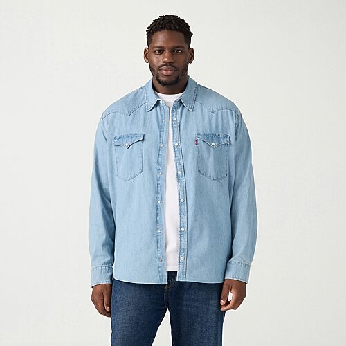 Click here for Levis Mens Long Sleeve Classic Fit Big and Tall Bu... prices