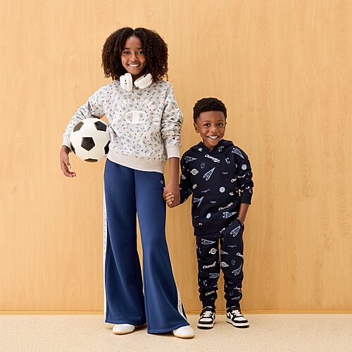 Click here for Girls (7-16) Champion(R) Fleece Lined Floral Crew... prices