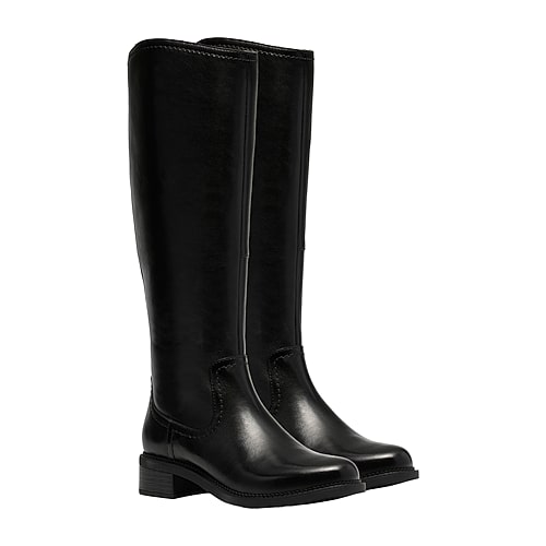 Click here for Clarks Womens Maye Ride Block Heel Riding Boots  1... prices